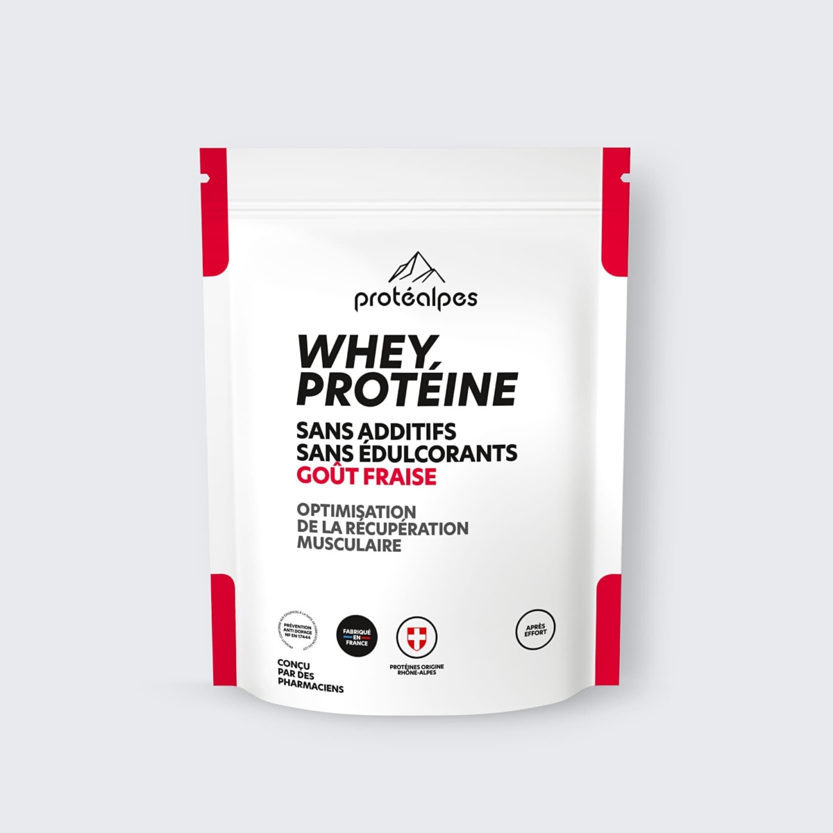 Whey protéine française sans édulcorants - Protéines en poudre 750g