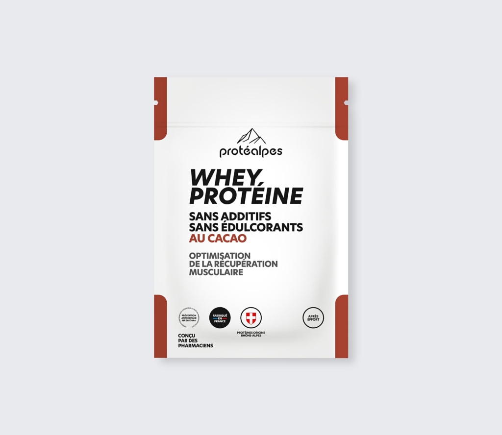 French Whey Protein in single dose - No sweeteners or additives